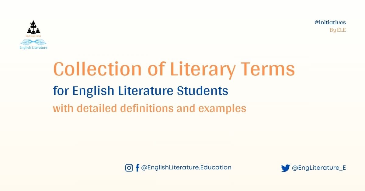 Literary Terms: A List of Literary Terms with Definitions and Examples ...